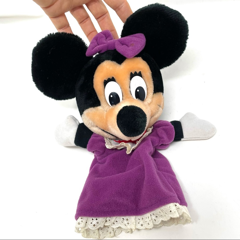 Disney C80s/90s Minnie Mouse Hand Puppet Plush - Gem